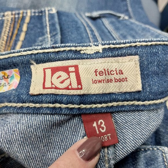lei | Jeans | 248 Jeaniemade Size 13j Lei Felicia Upcycled Bellbottom ...